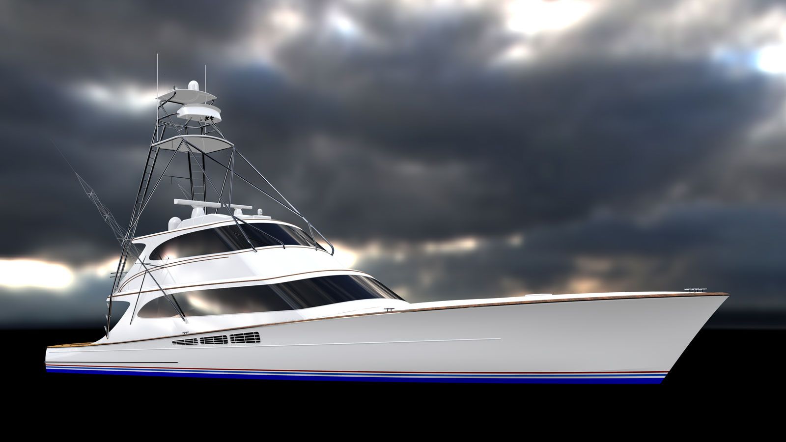 Luxury Sportfisher III Amigos Underway at Rybovich & Sons